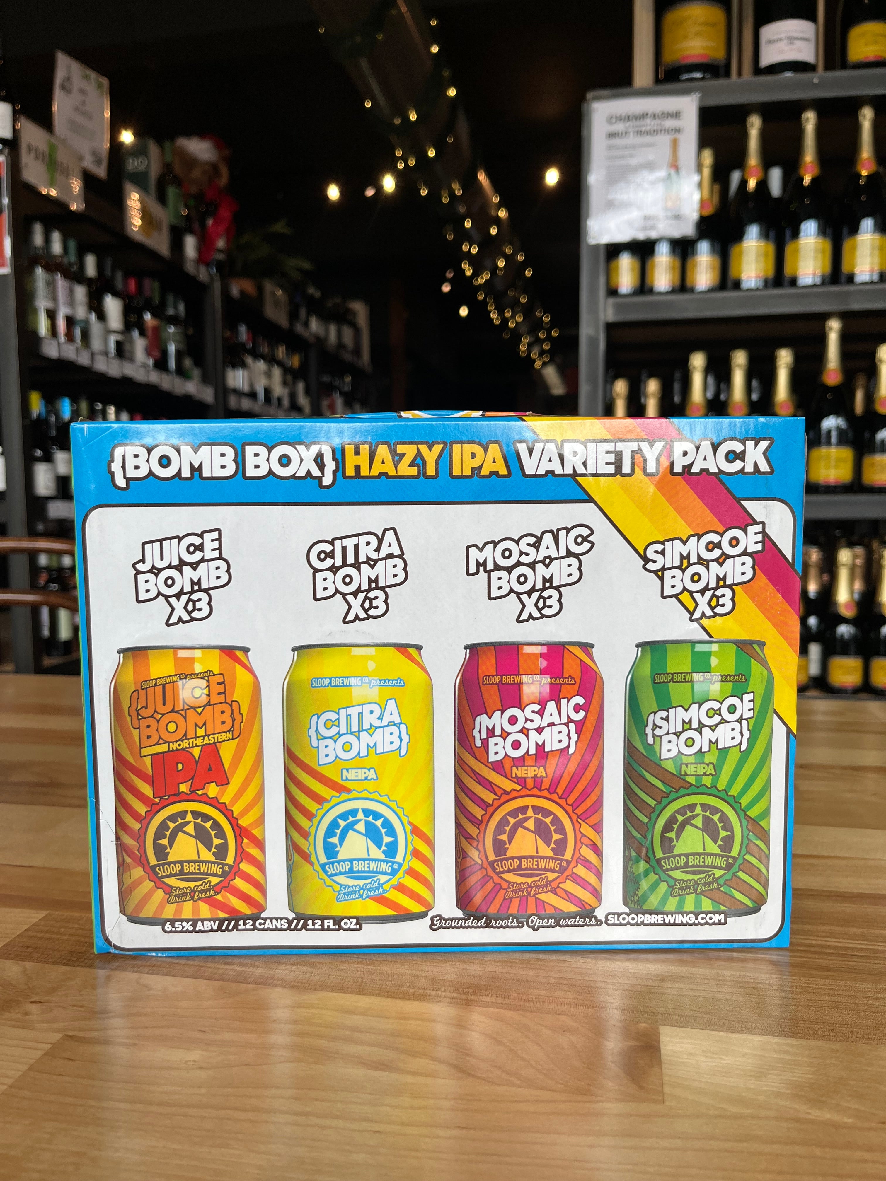 Sloop Brewing {Bomb Box} Hazy IPA Variety Pack – LouElla Wine, Beer & Beverage