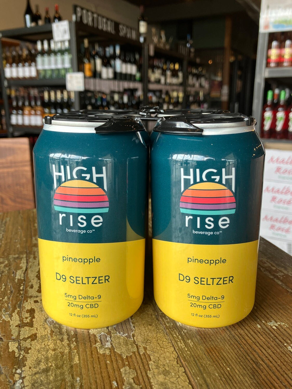 High Rise Pineapple THC Seltzer – LouElla Wine, Beer & Beverage